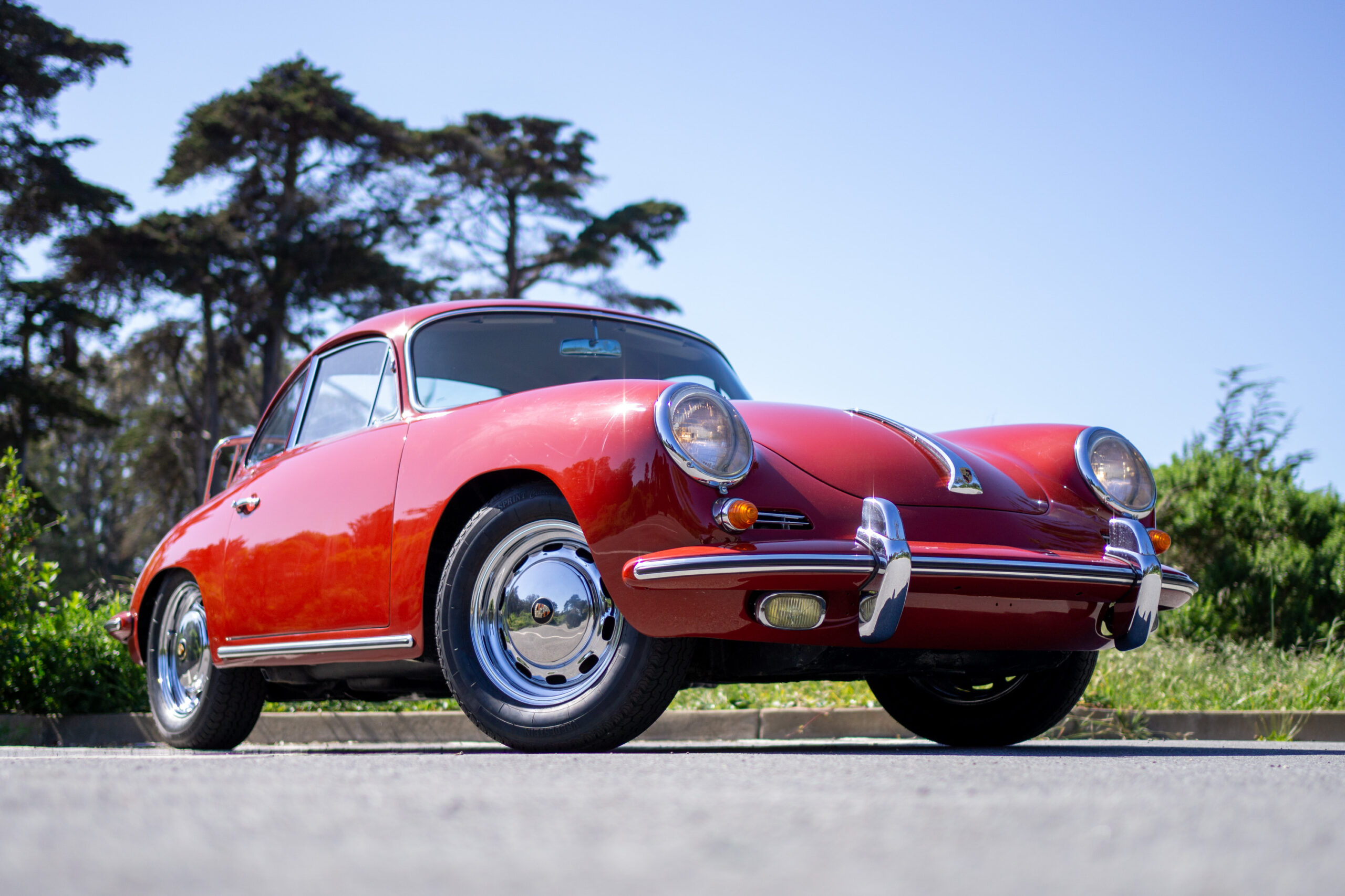 1965 Porsche 356SC Ruby Red Coupe